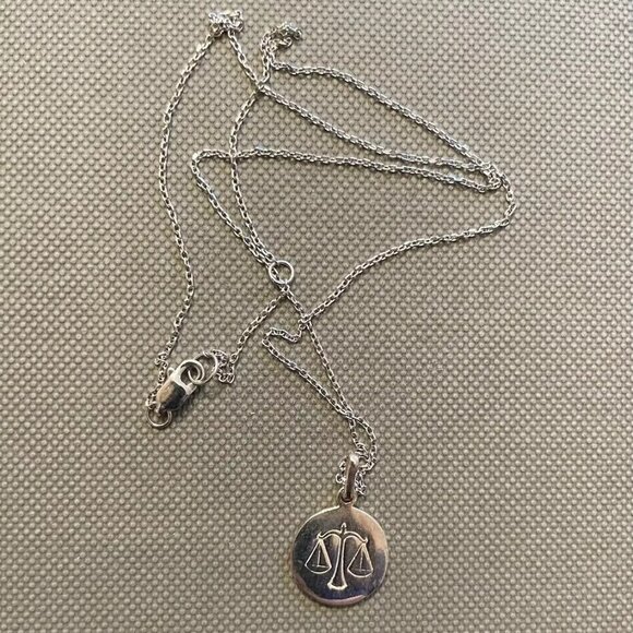 Anzie | Jewelry | Anzie Sterling Silver Libra Pendant Necklace | Poshmark